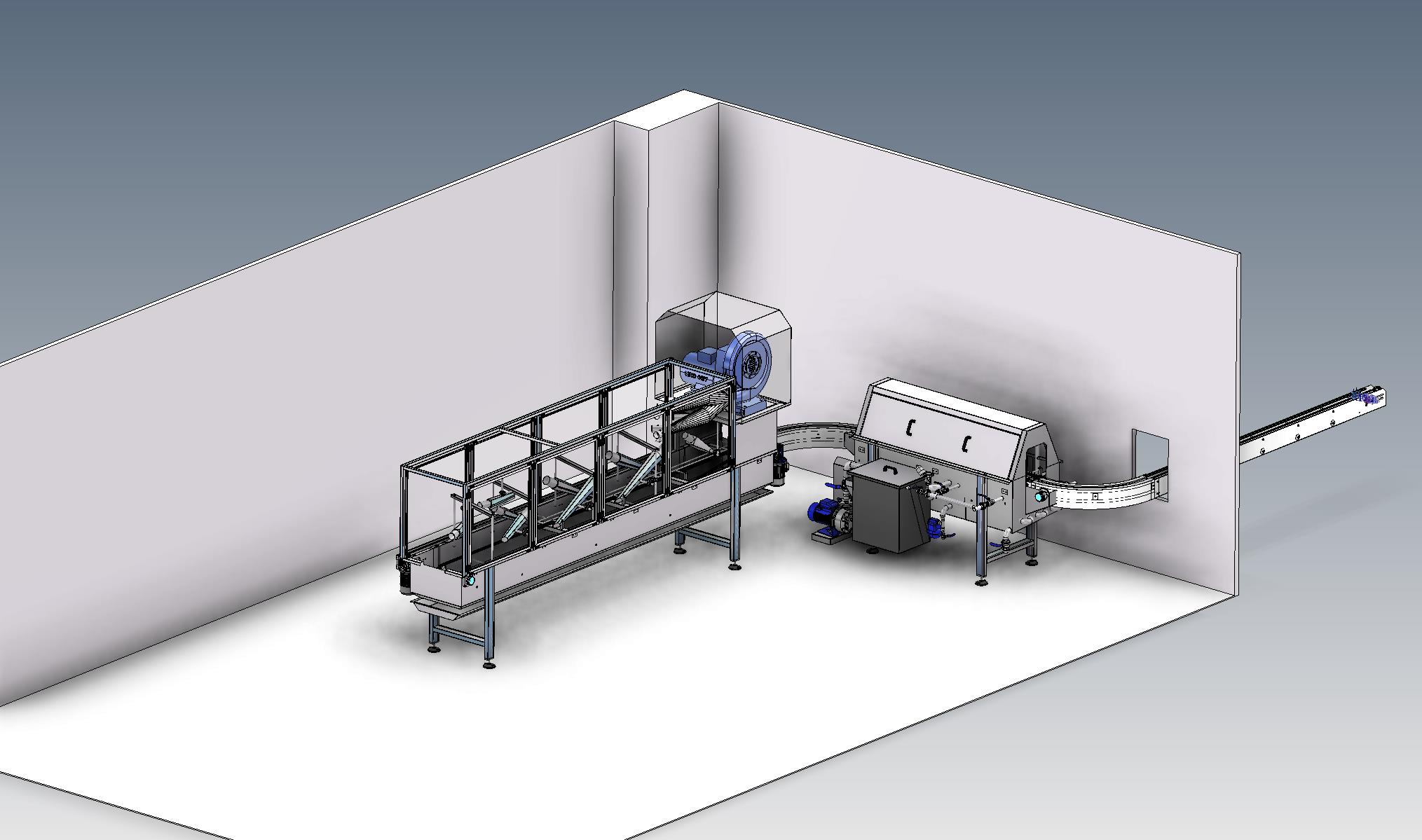Πλυντήριo Στεγνωρήριο γεμάτων βάζων / HFM HellenicFoodMachinery